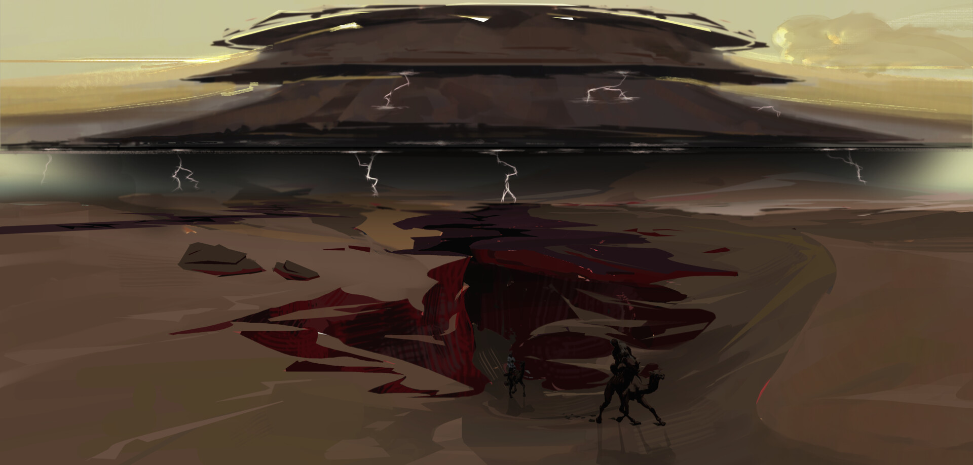 ArtStation - Fleeing the storm