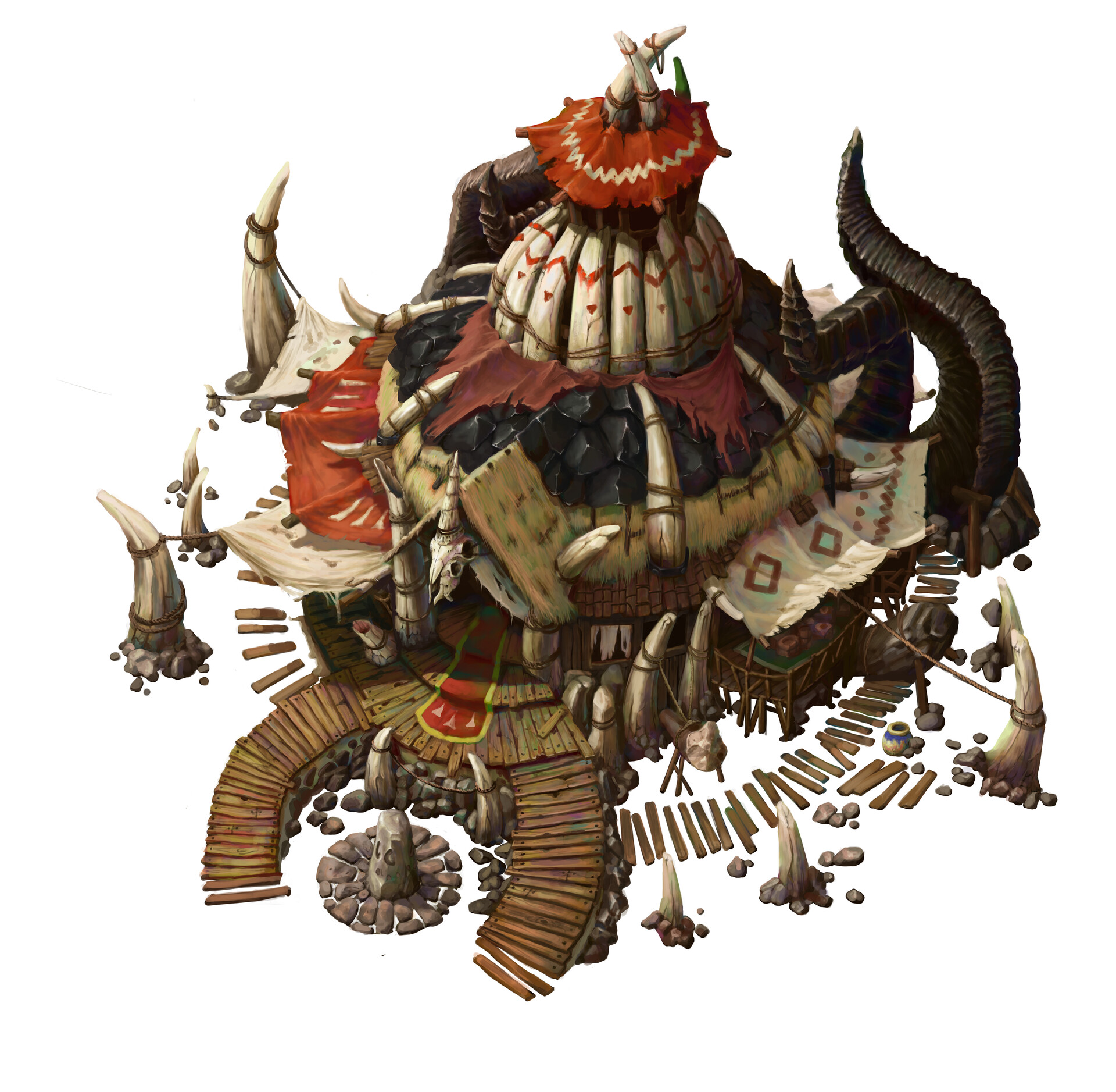 ArtStation - Orc Structure