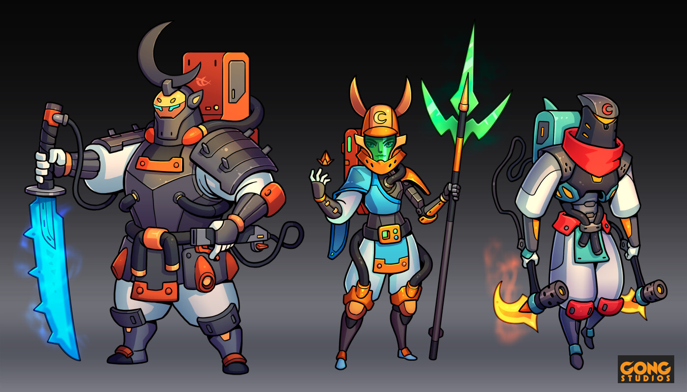 ArtStation - moon warriors