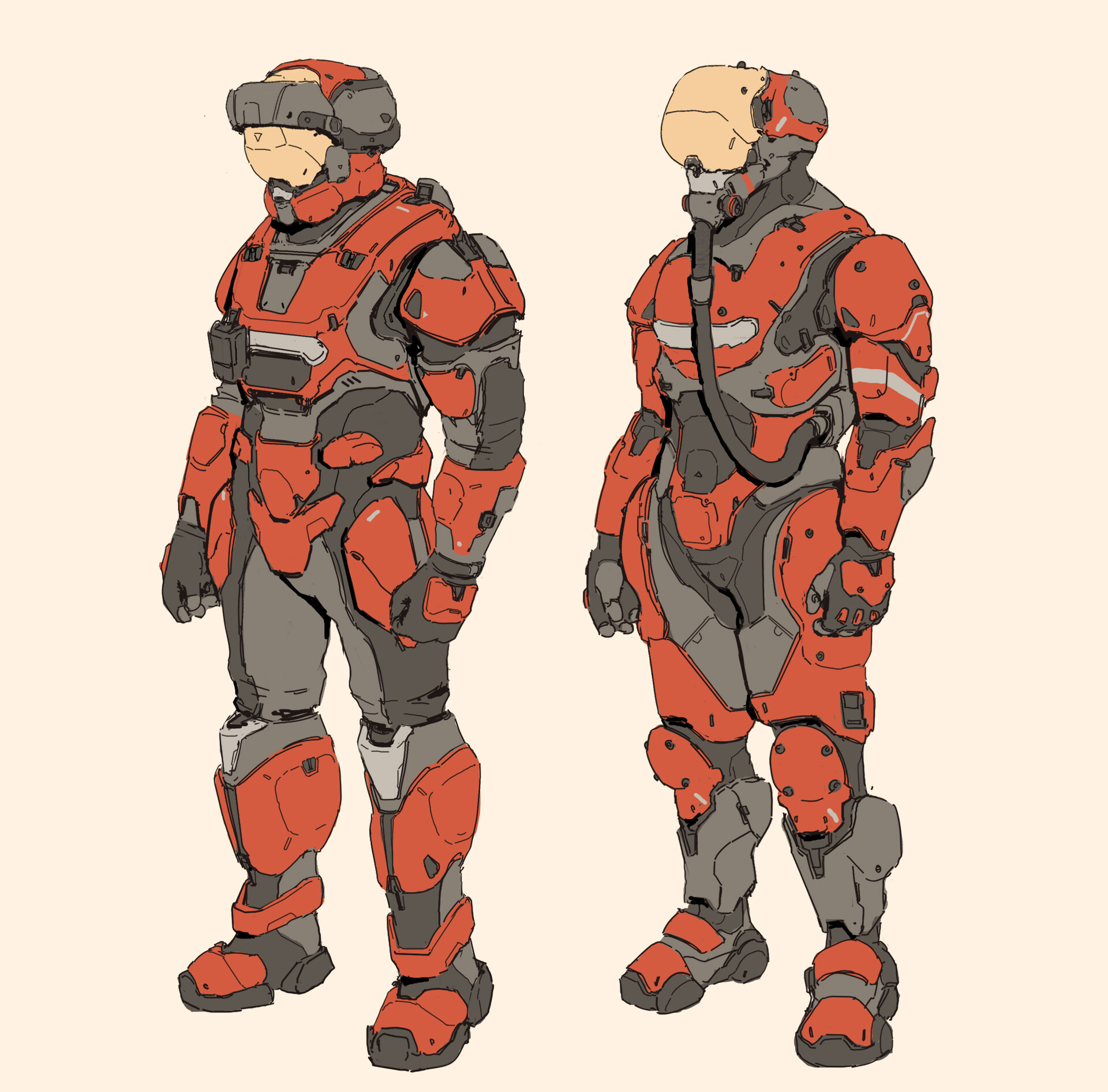 Awesome Armor Drawings