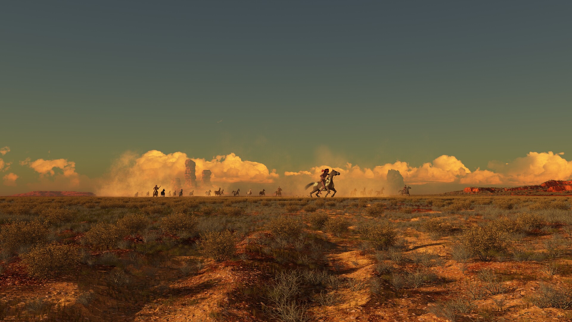 ArtStation - The Horse Raiders