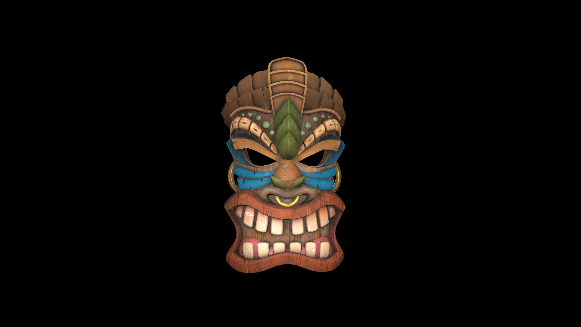 ArtStation - Stylized Totem mask