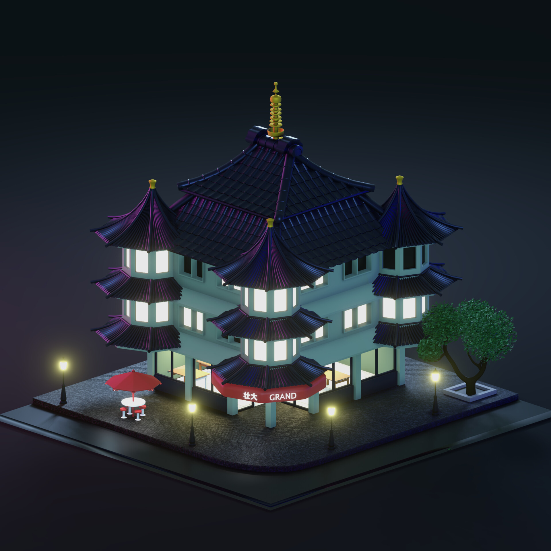 ArtStation - Grand Hotel, SanTokyo