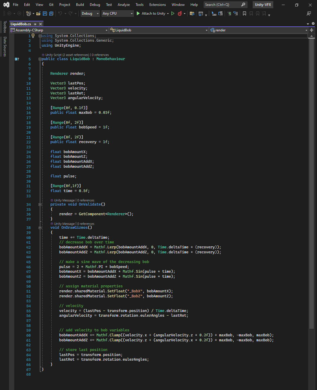 Lewis Gadsby - Liquid + Glass Shaders - Unity URP