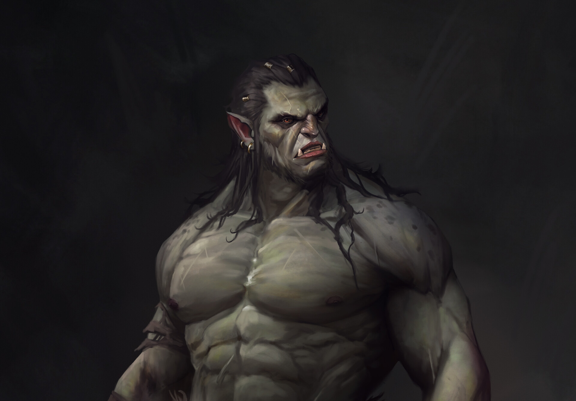 Krzysztof Porchowski Jr - Gharrosh the Half-orc Barbarian