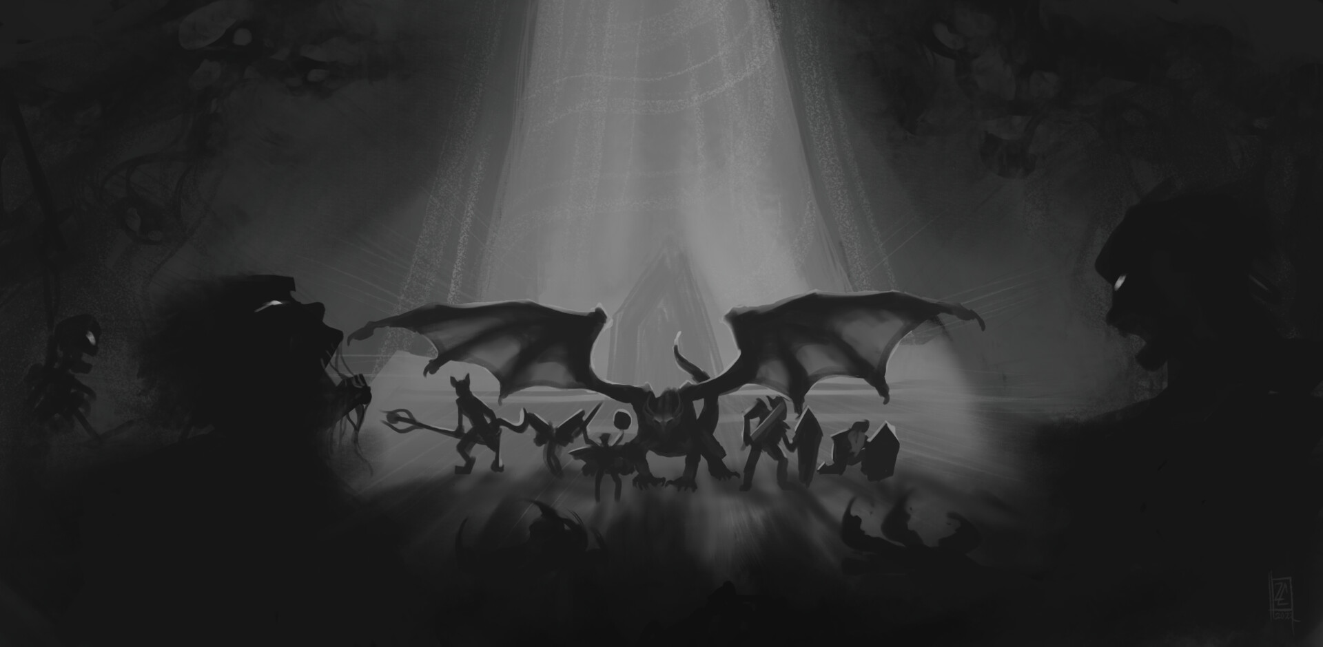 ArtStation - "Tower of Nature" Loading Screen (Istaria: Chronicles of the Gifted)