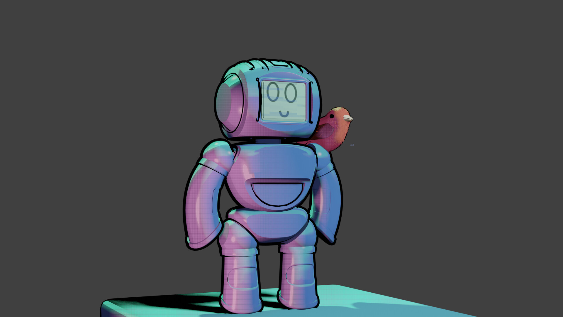 ArtStation - Small Robot, animated