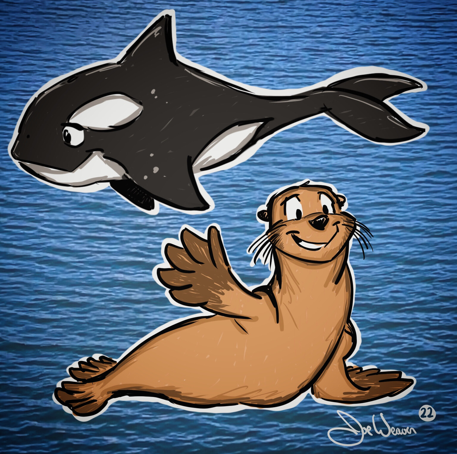 ArtStation - Alaskan Wildlife Cartoons