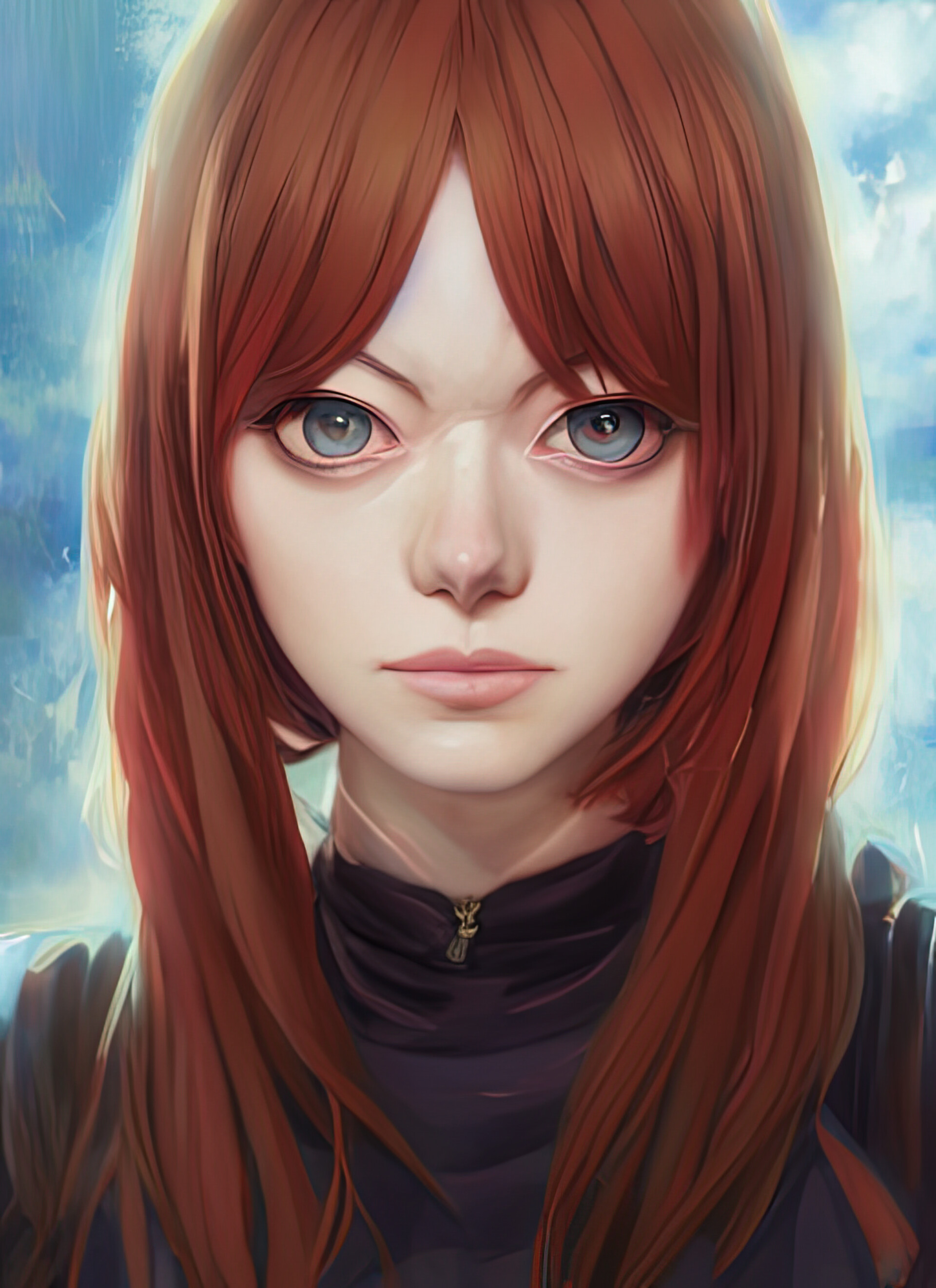 ArtStation - Emma Stone Portrait