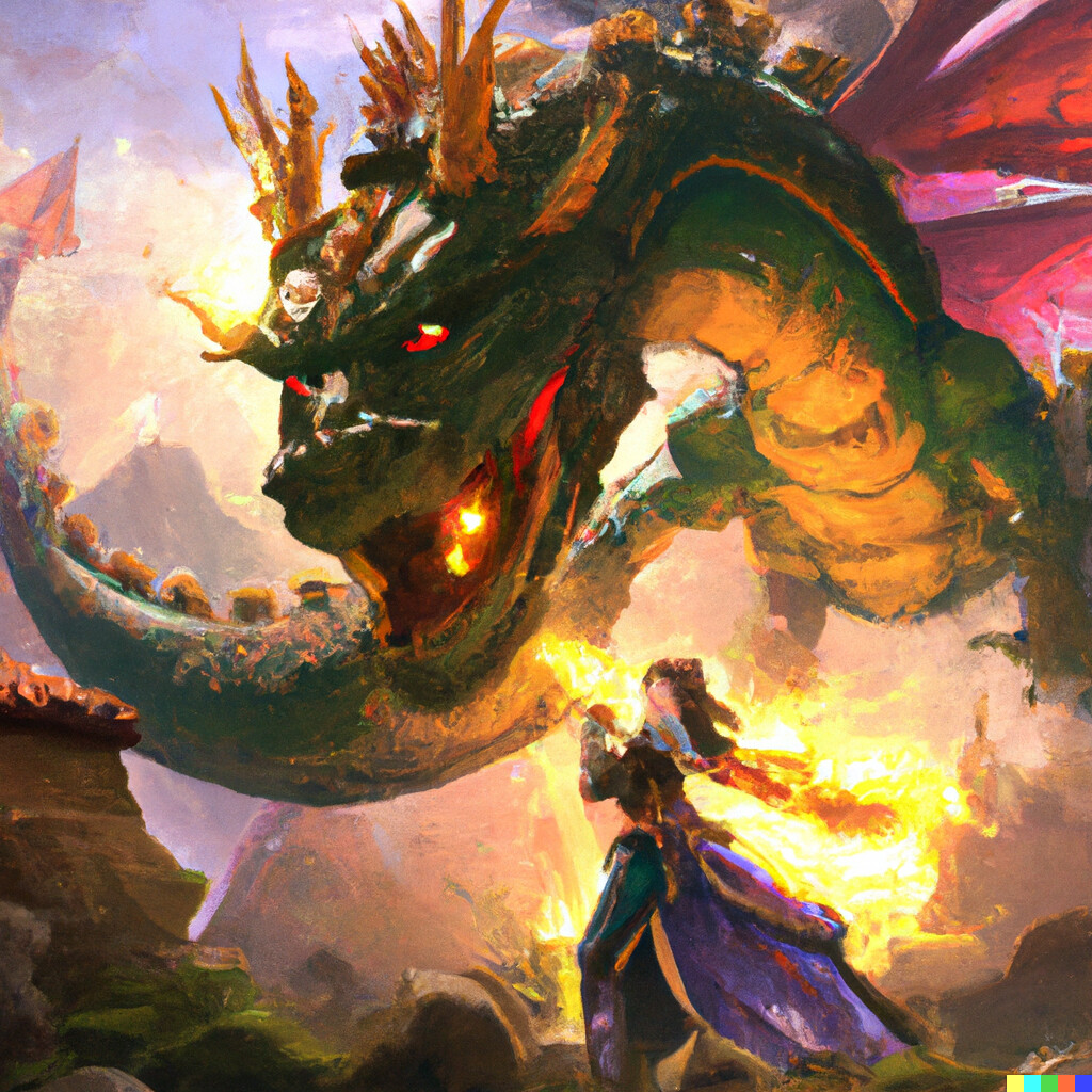 ArtStation - AI-Fantasy Dragons