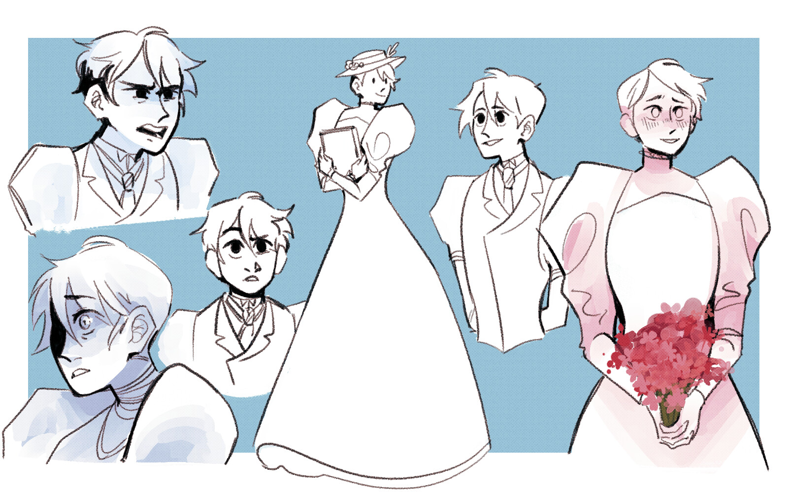 ArtStation - Vampire and Lover Character Design