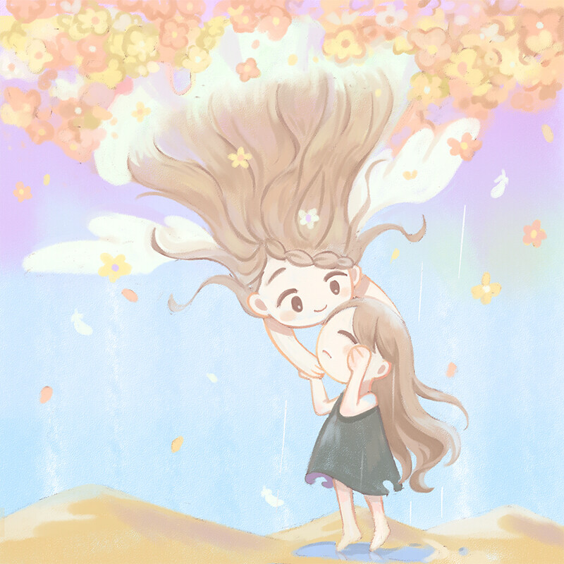 ArtStation - angel's hug