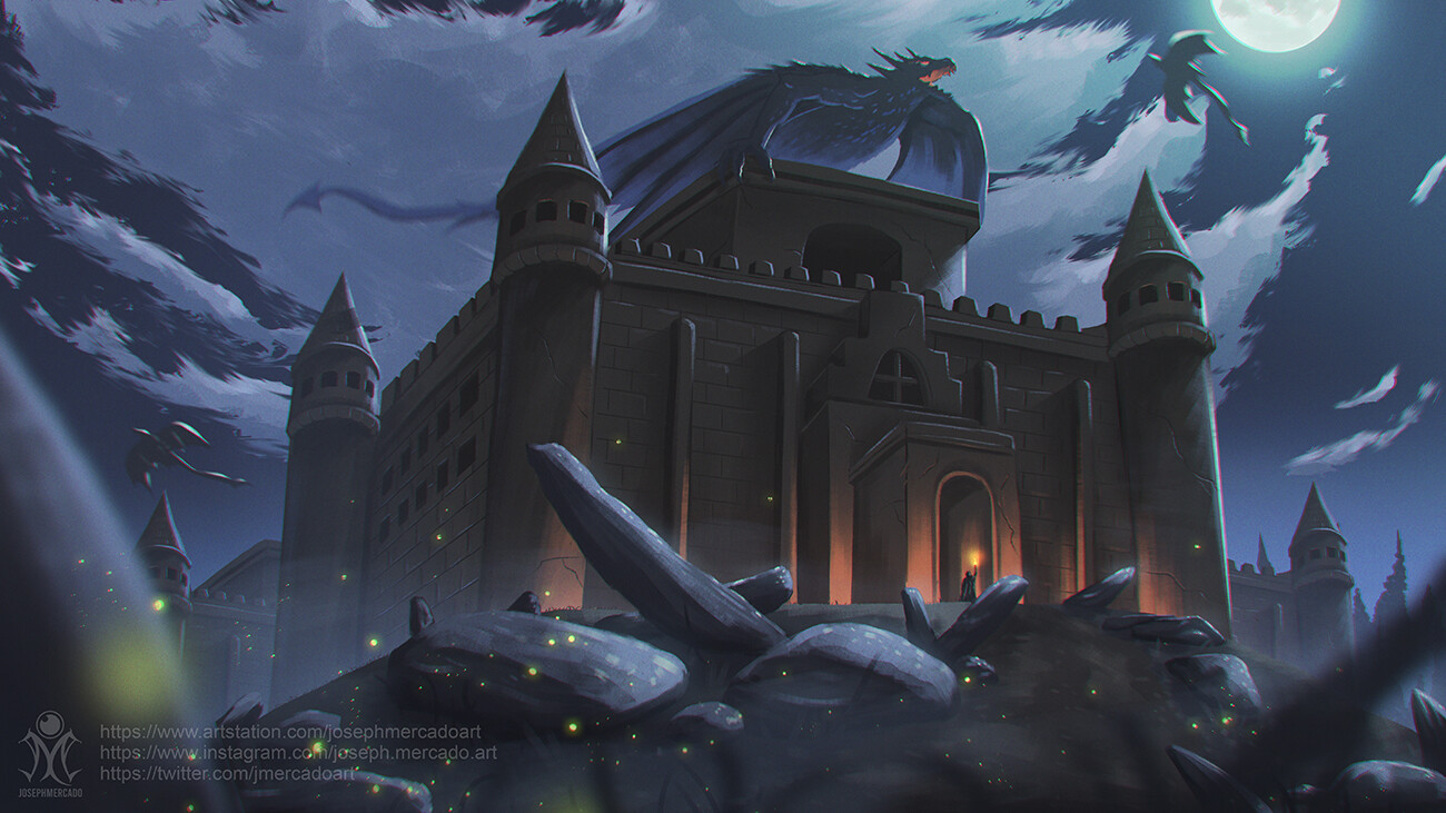 ArtStation - Dragon Castle