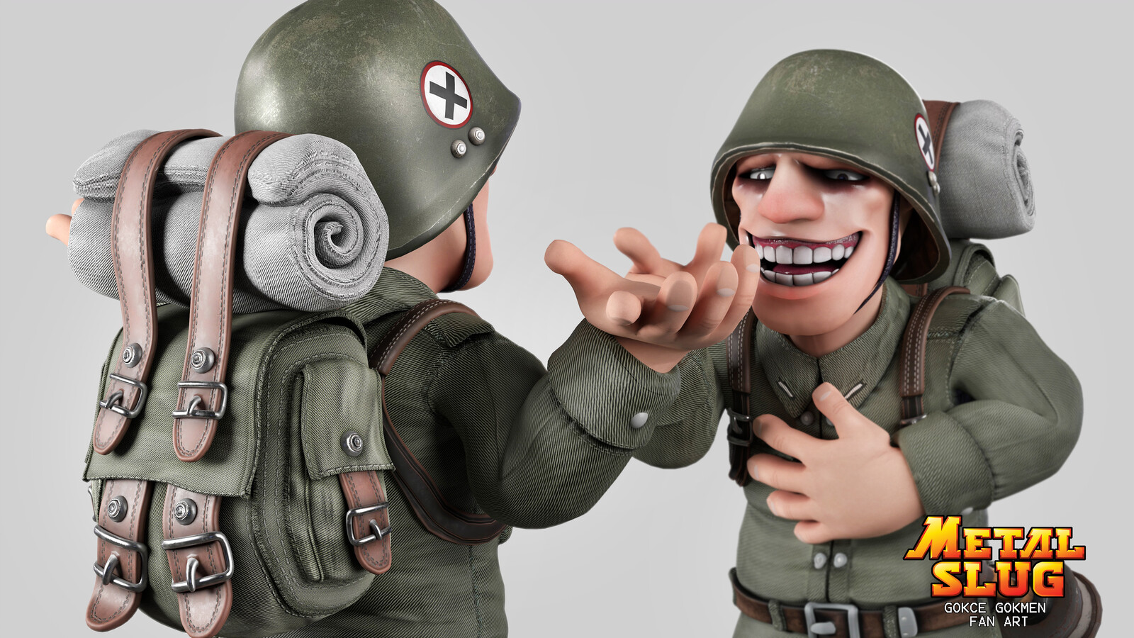 Gokce GOKMEN - METAL SLUG - REBEL SOLDIER - FAN MADE