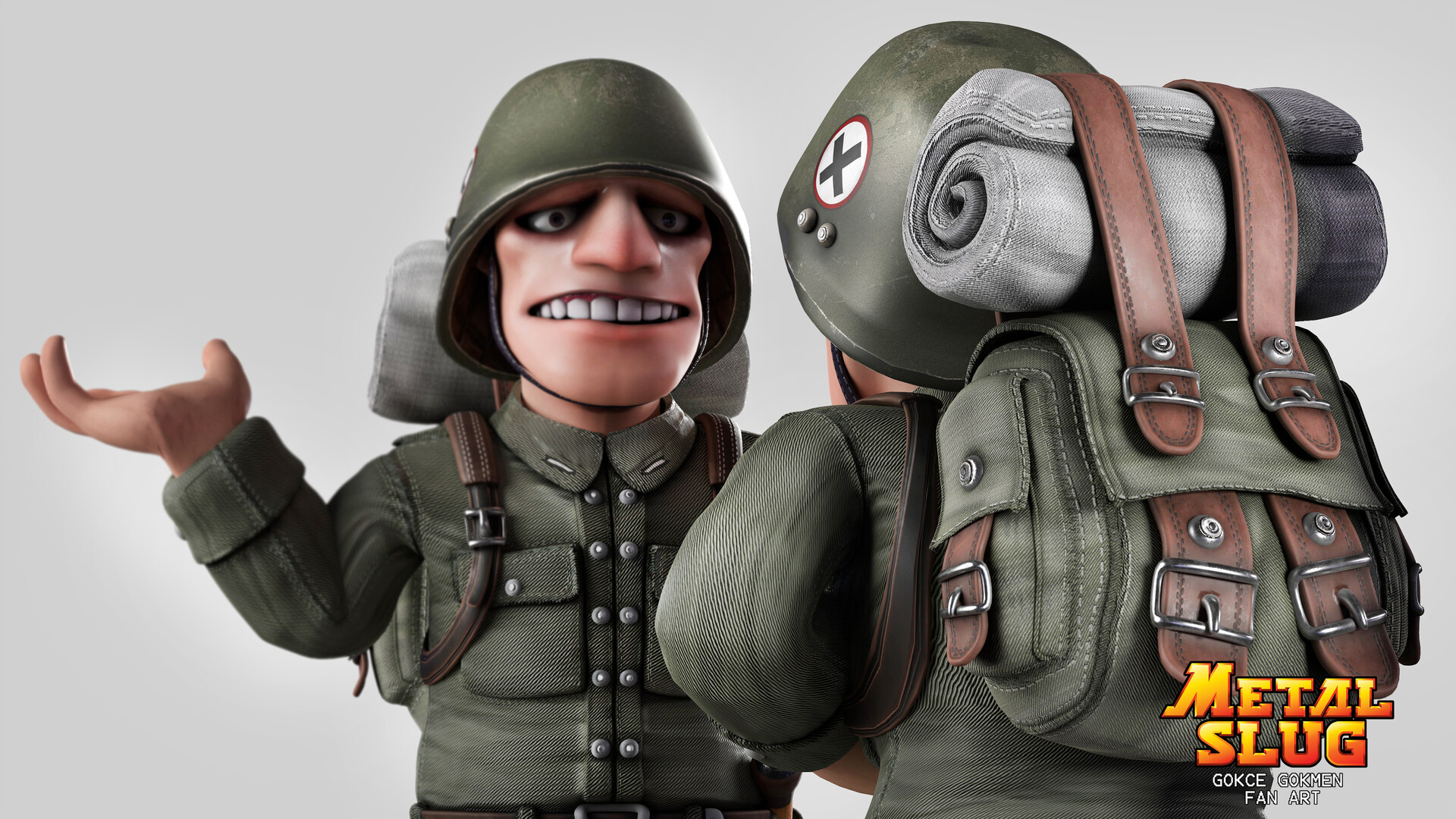 Gokce GOKMEN - METAL SLUG - REBEL SOLDIER - FAN MADE