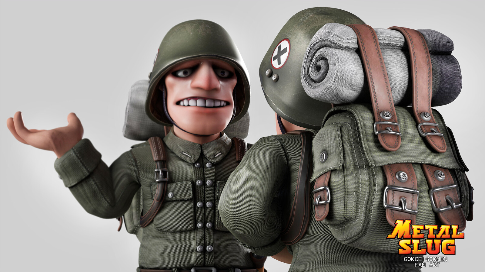 Gokce GOKMEN - METAL SLUG - REBEL SOLDIER - FAN MADE