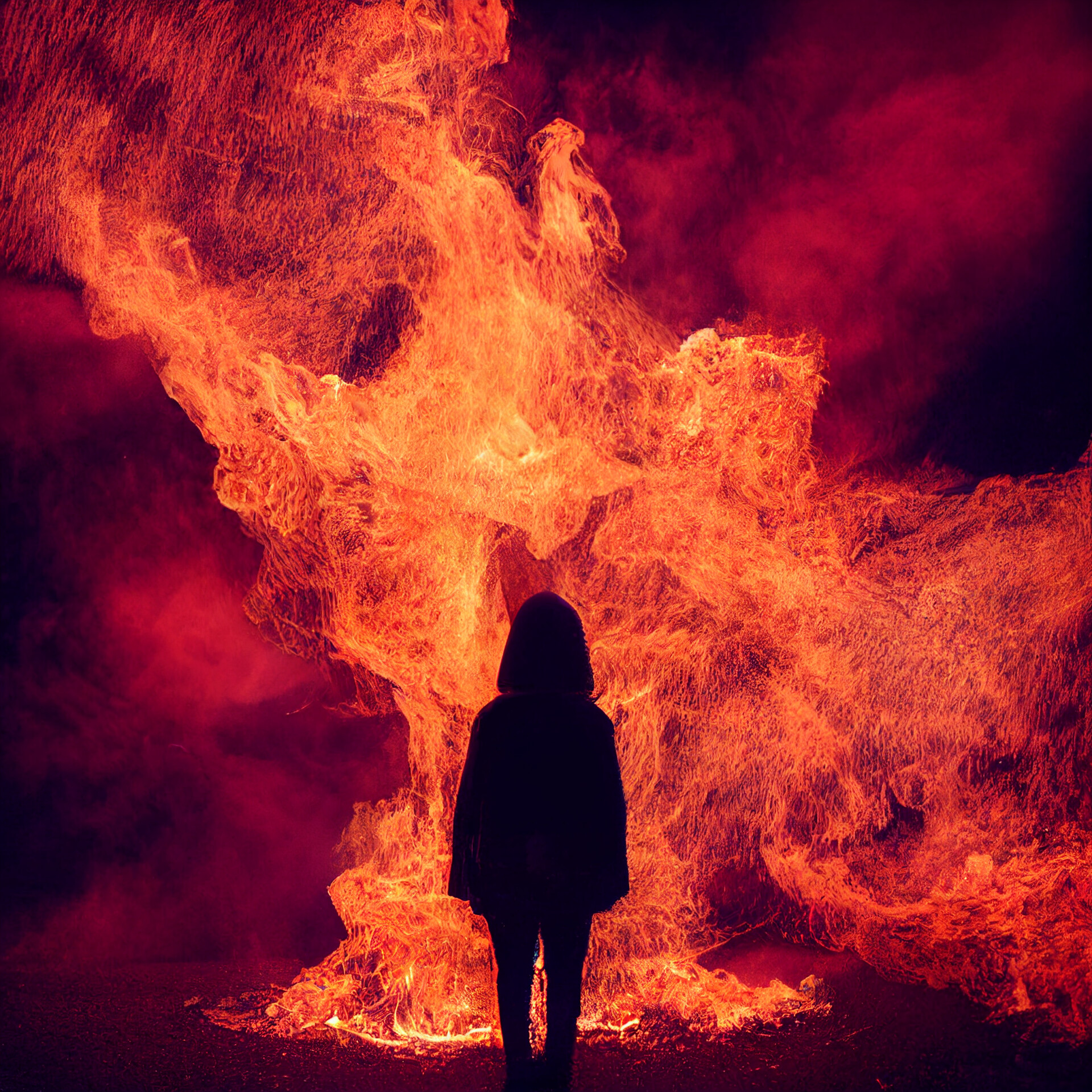 ArtStation - Watching the flames