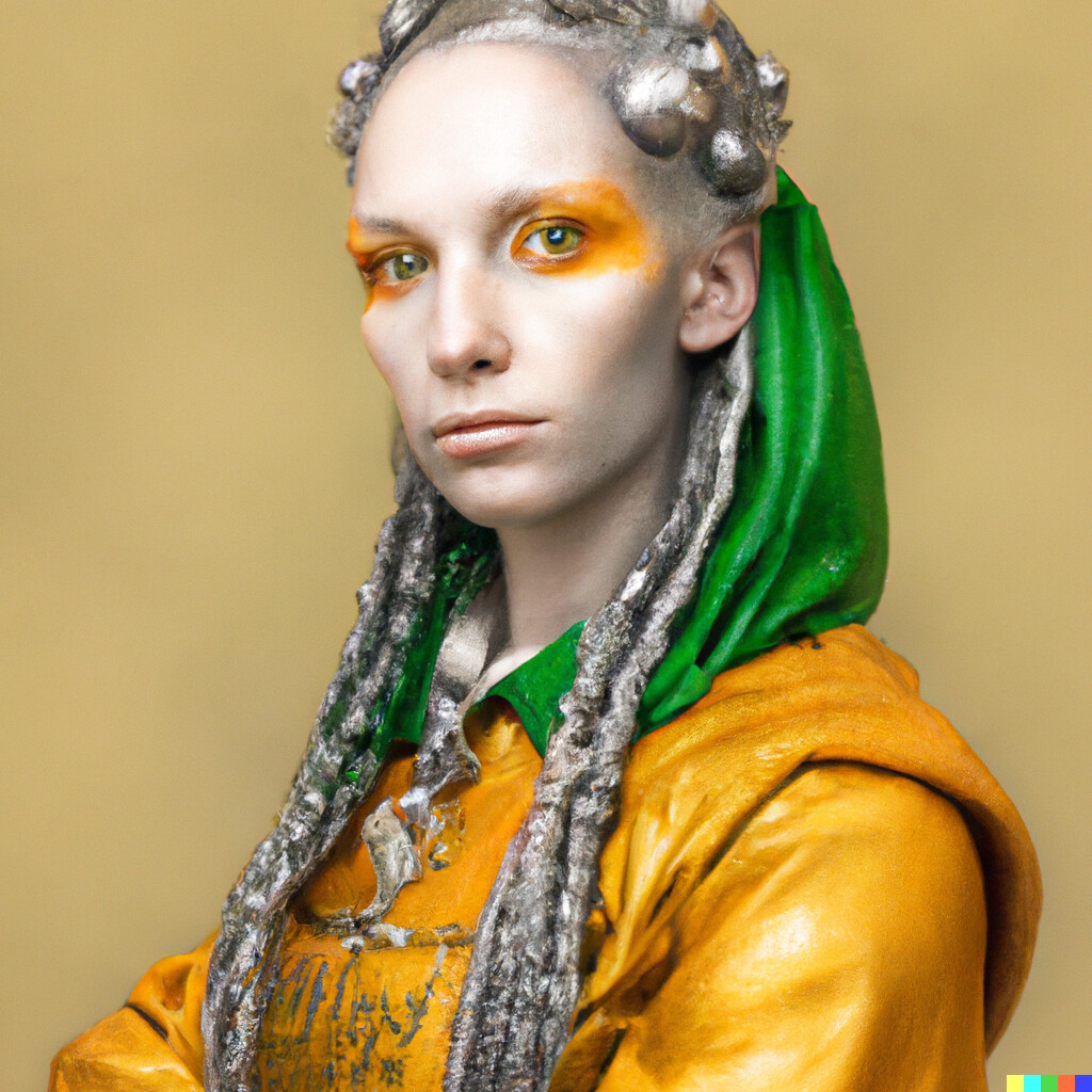 ArtStation - DALL-E made Portraits of Female D&D Clerics