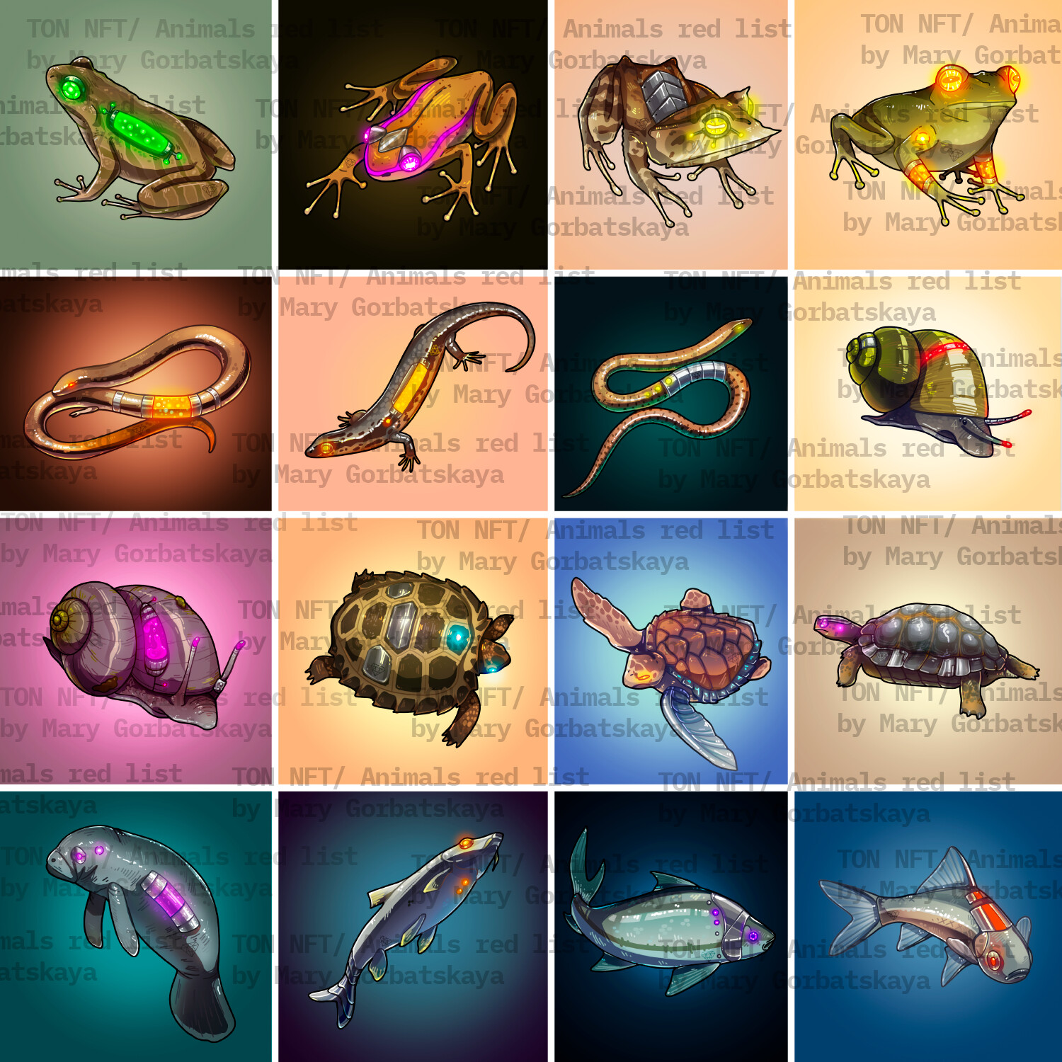 ArtStation - TON NFT/ Animal Red List