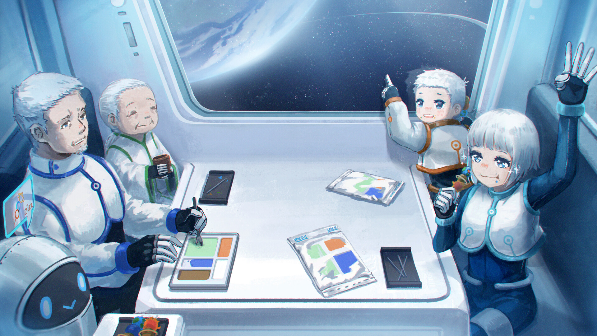 ArtStation - SPACE RESTAURANT