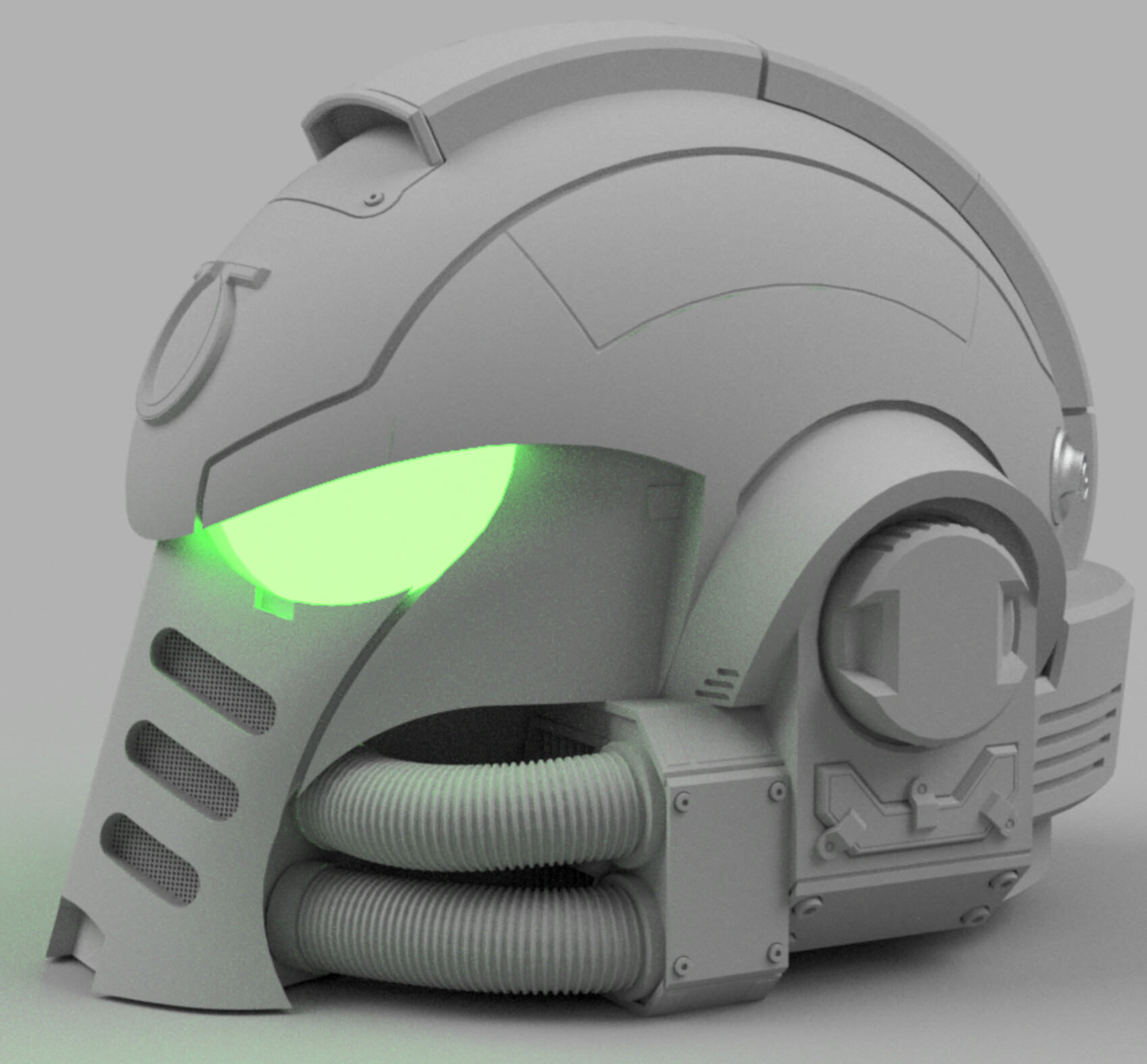 Aleksandr Motsjonov - Primaris Space Marines wearable helmet