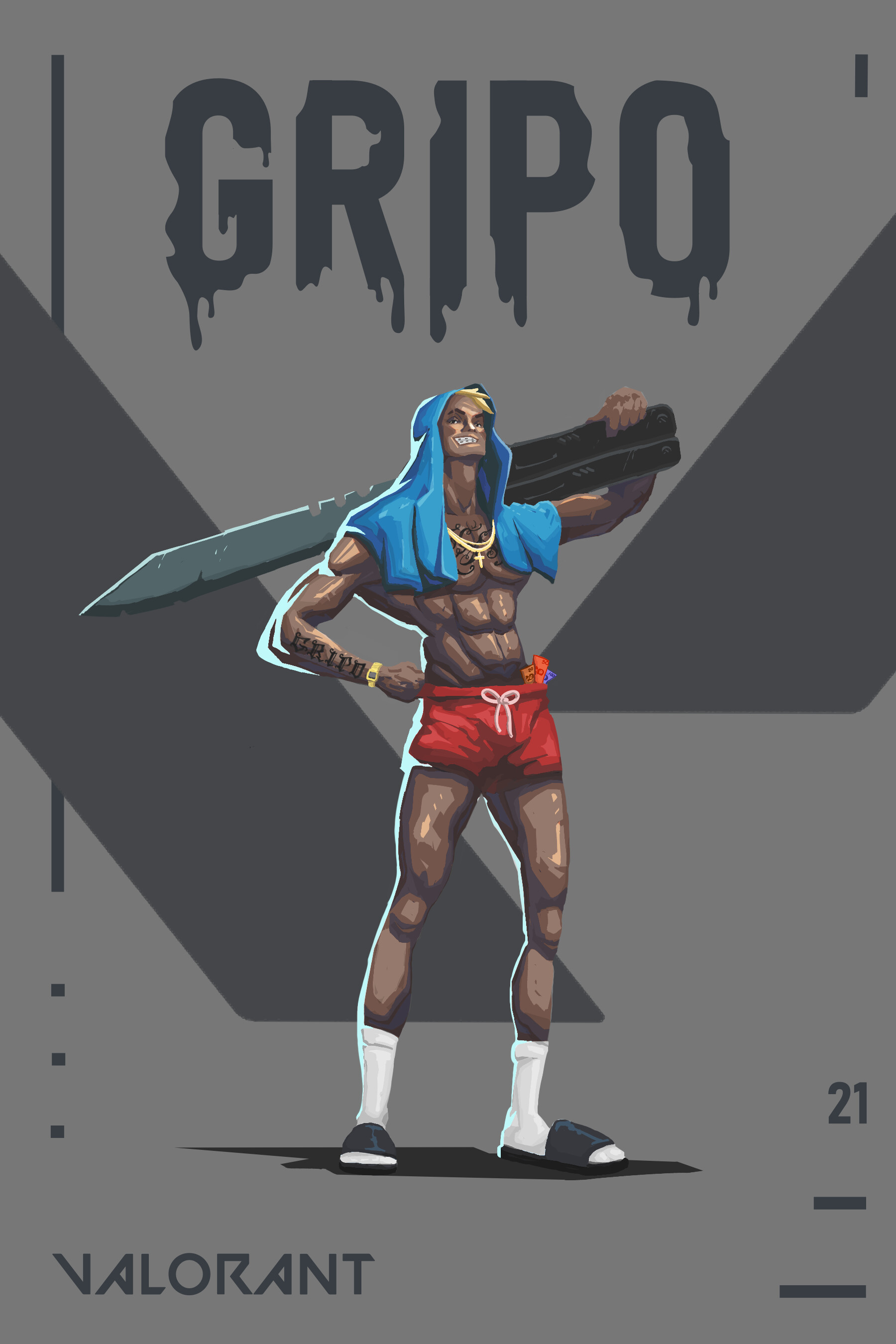 ArtStation - GRIPO Valorant Agent