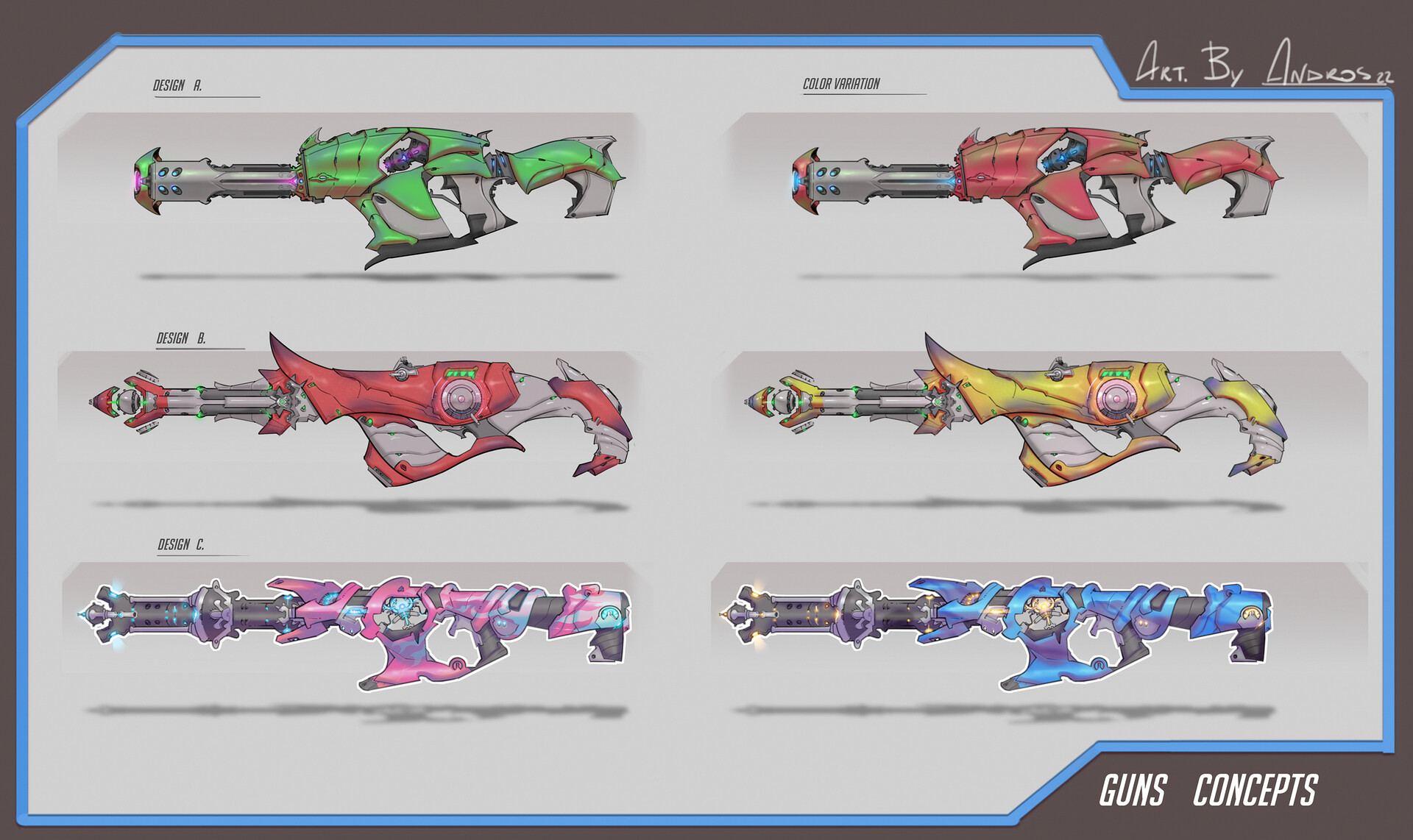 ArtStation - Alien assault Riffle