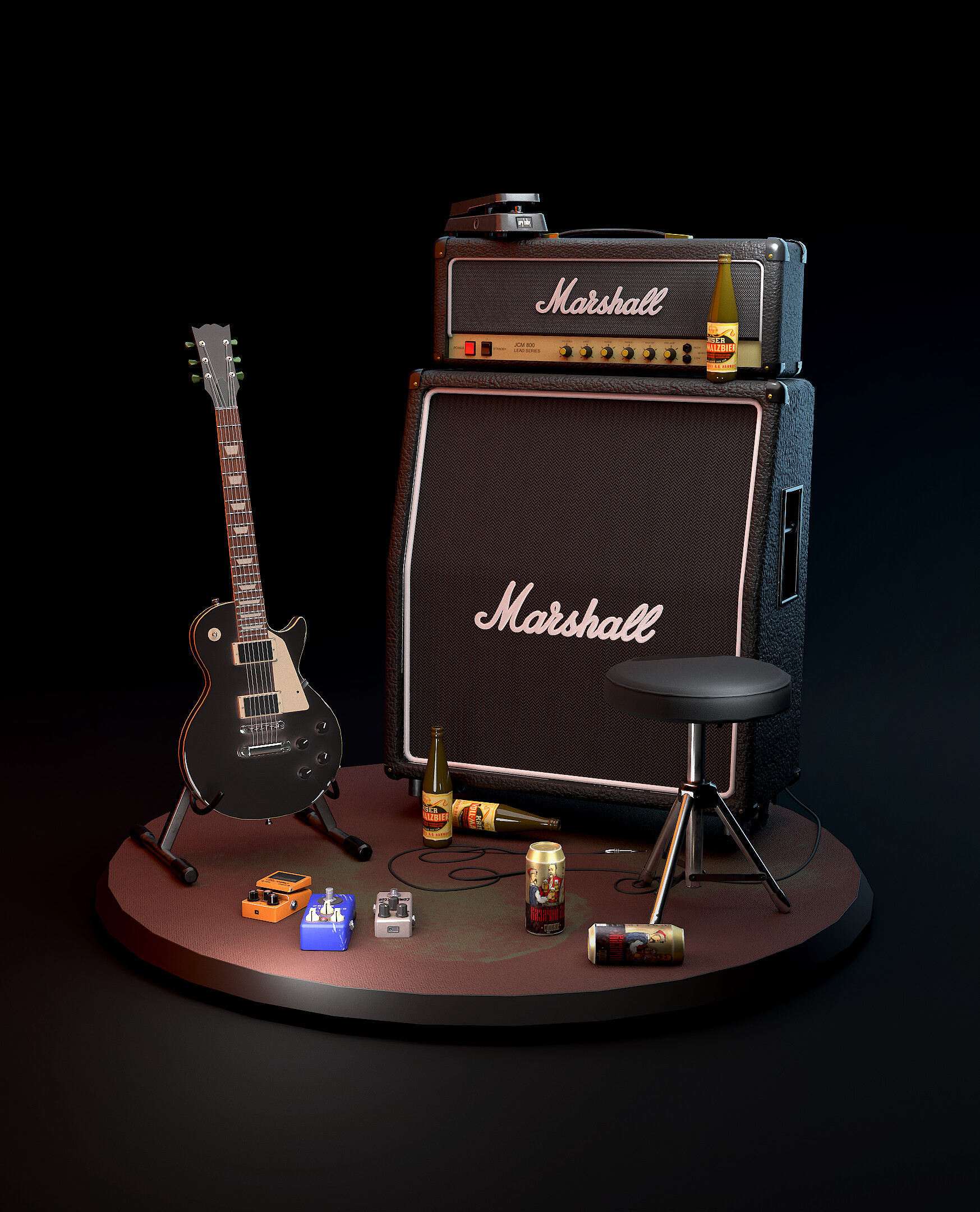 ArtStation - Bar Scene