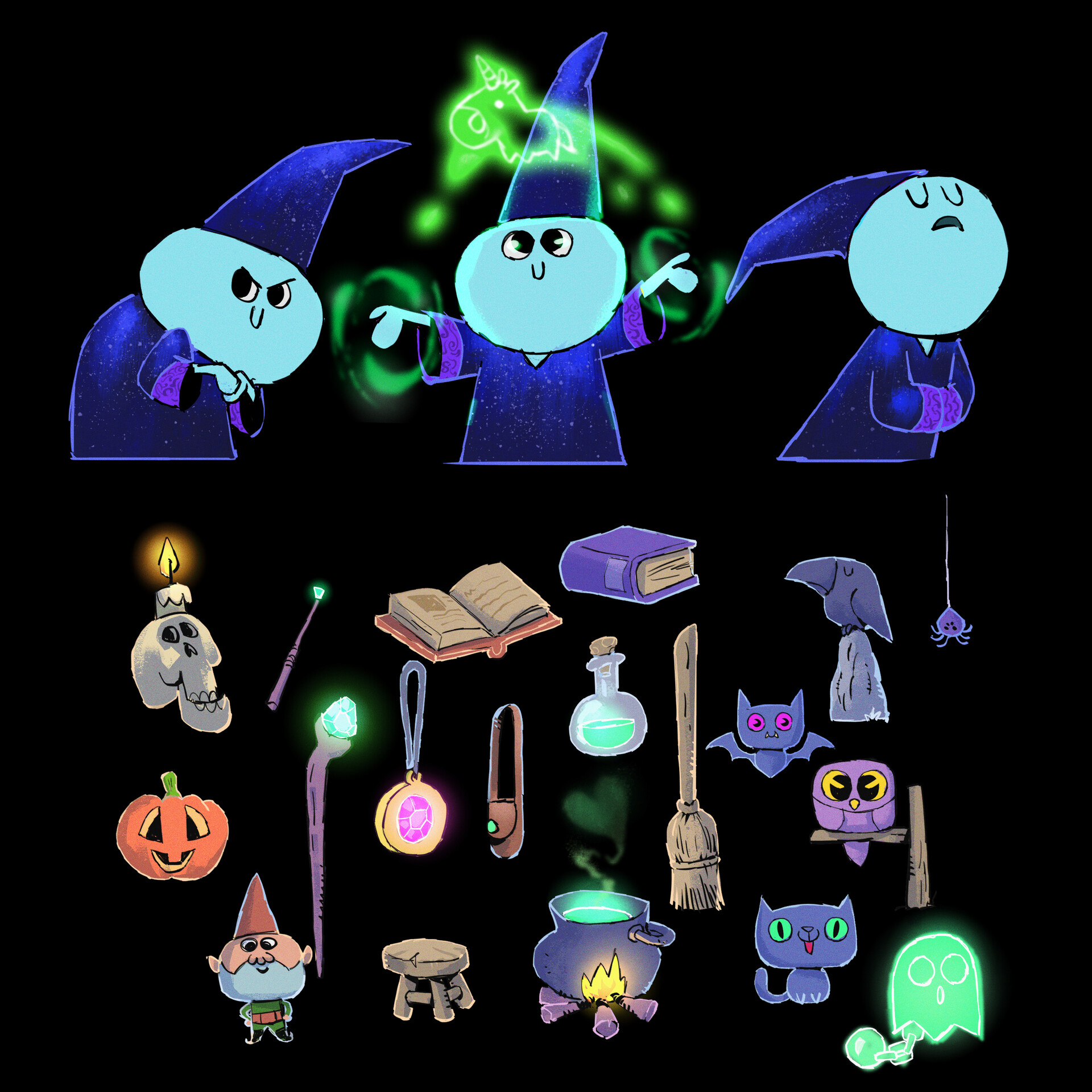 ArtStation - Little Wizard