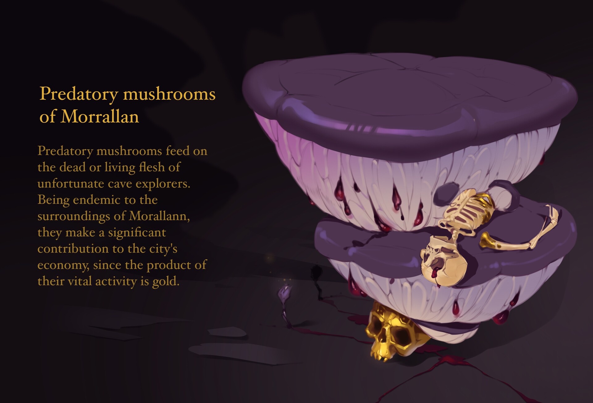 ArtStation - Predatory mushrooms