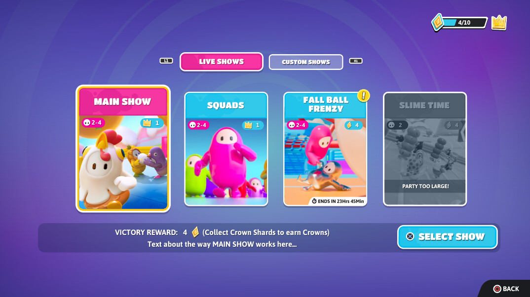 Michelle Vinall - Fall Guys : UI Screens