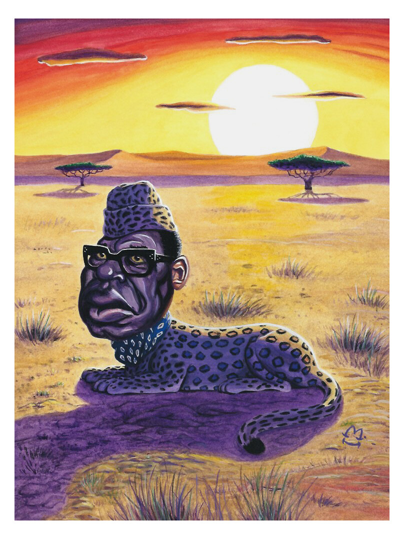 MxD - President Mobutu caricature