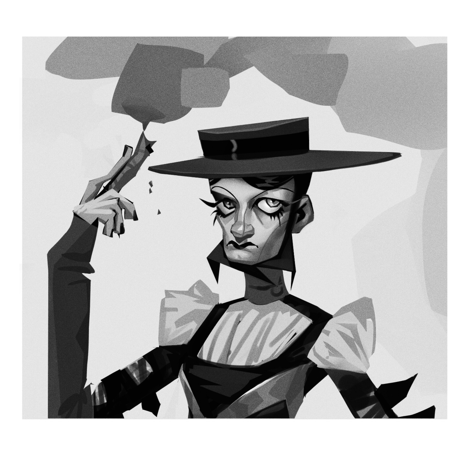 Ekaterina Revazashvili - victorian angular character