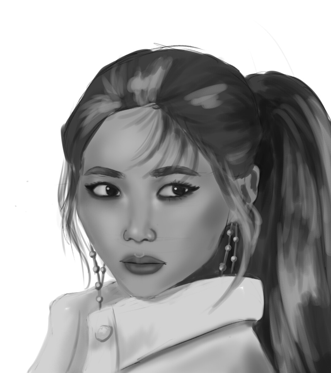 ArtStation - Grayscale study