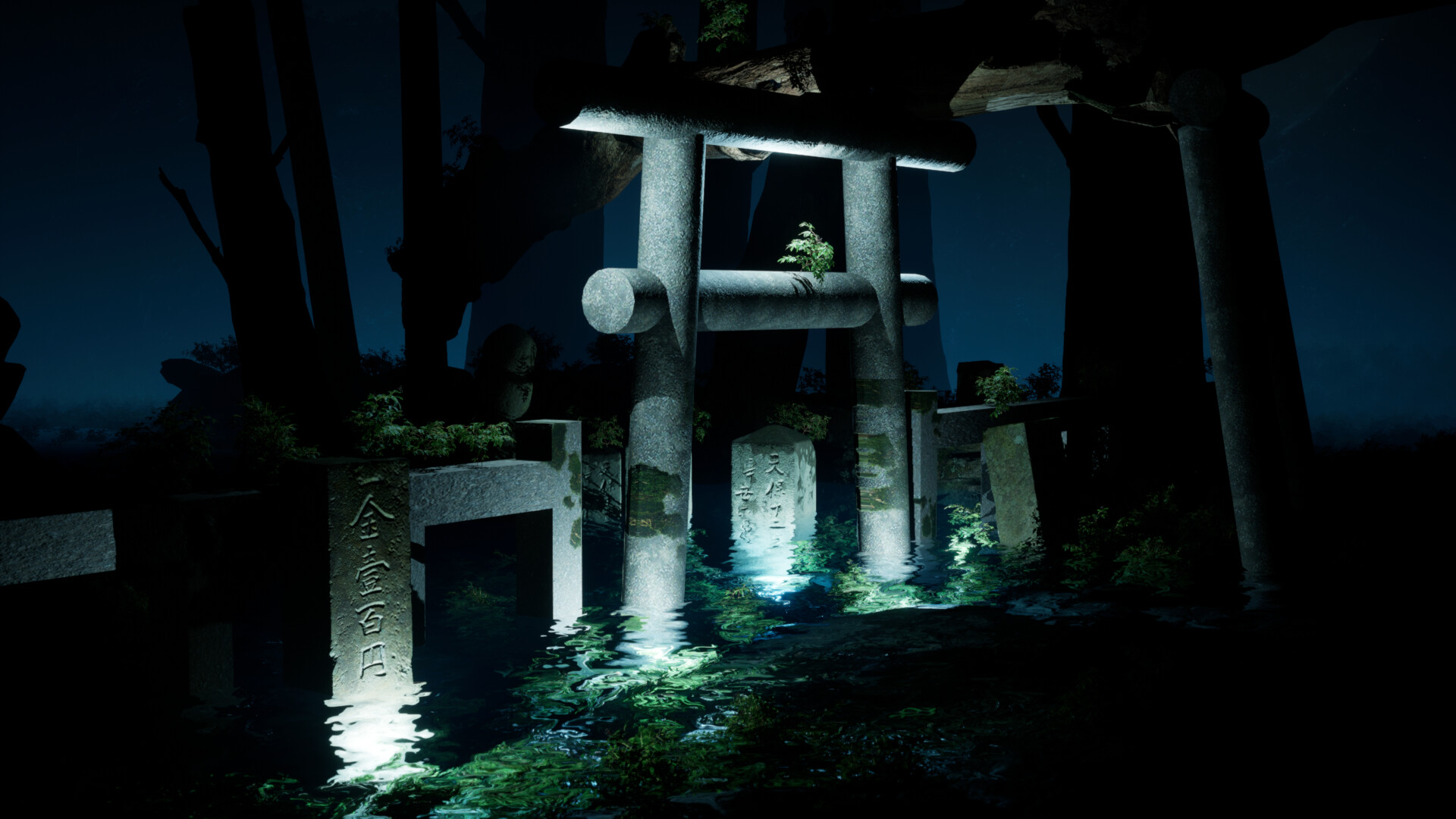 ArtStation - Gate in Forest