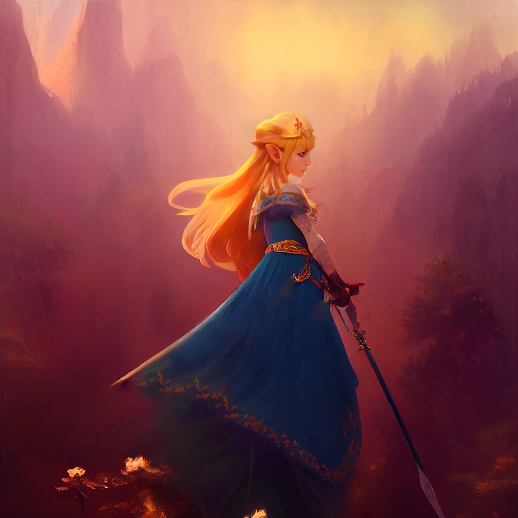 ArtStation - Princess Zelda 2