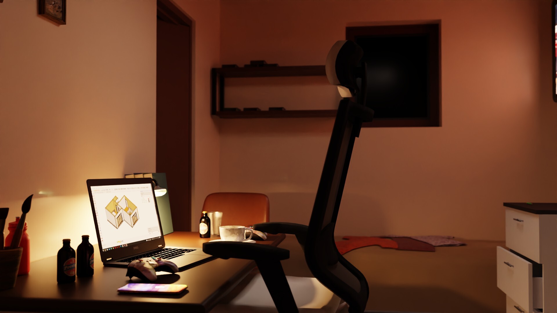 ArtStation - Gamer Desk