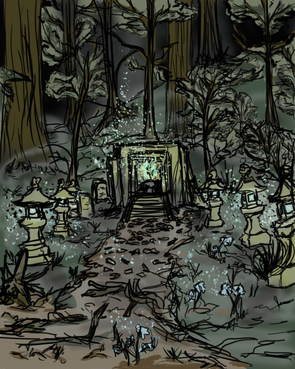 ArtStation - Ghost Pixie Environment