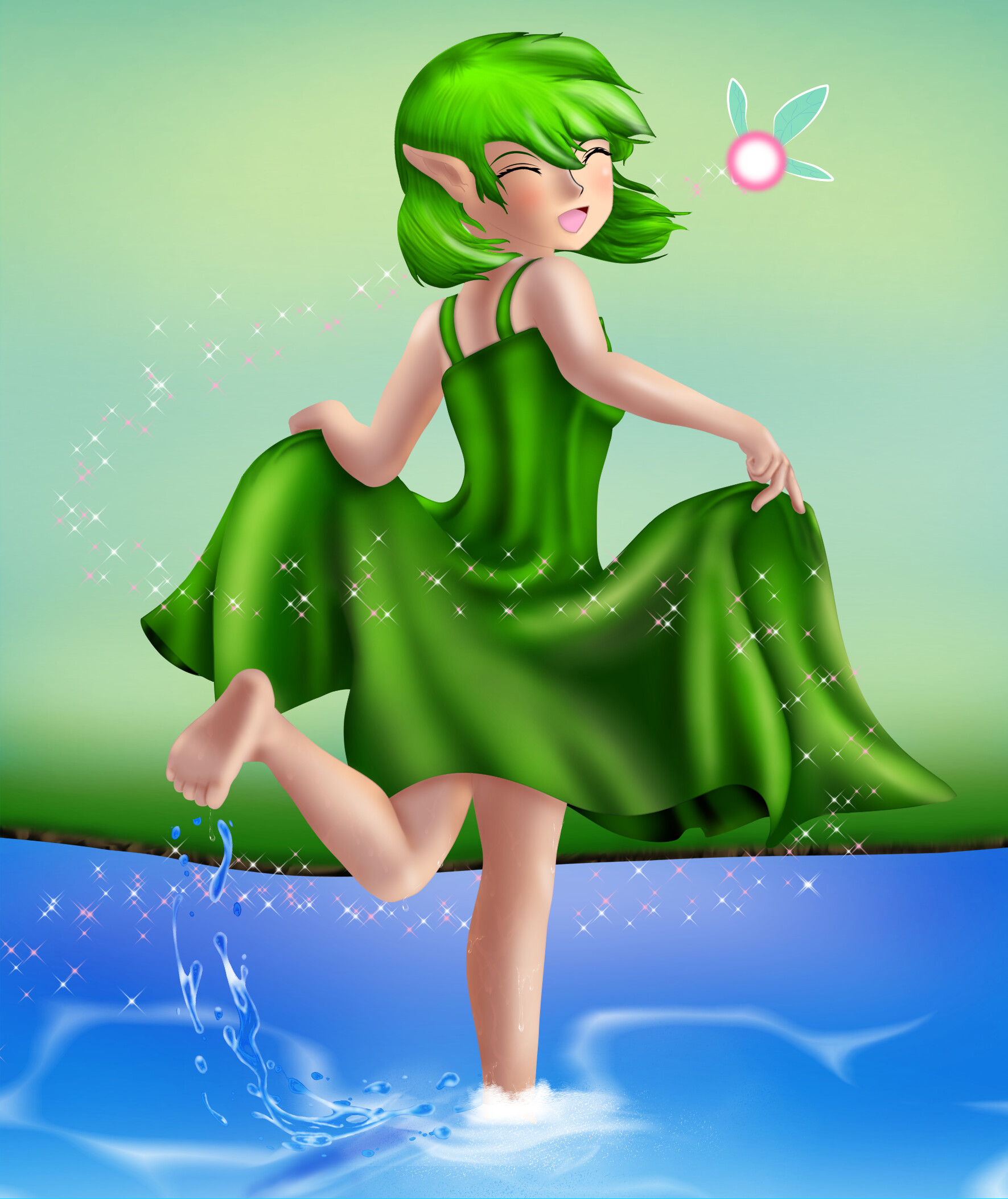 ArtStation - A Playful Saria