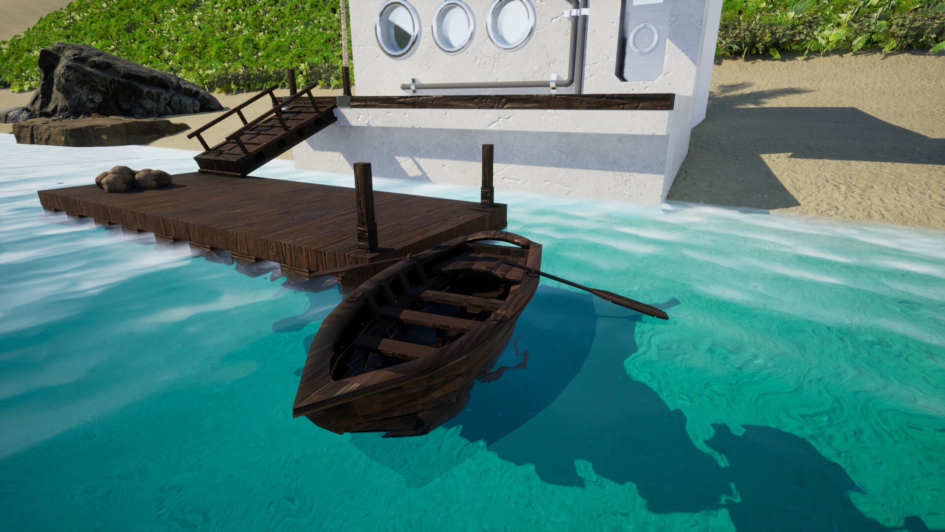 ArtStation - Beach Station Environment