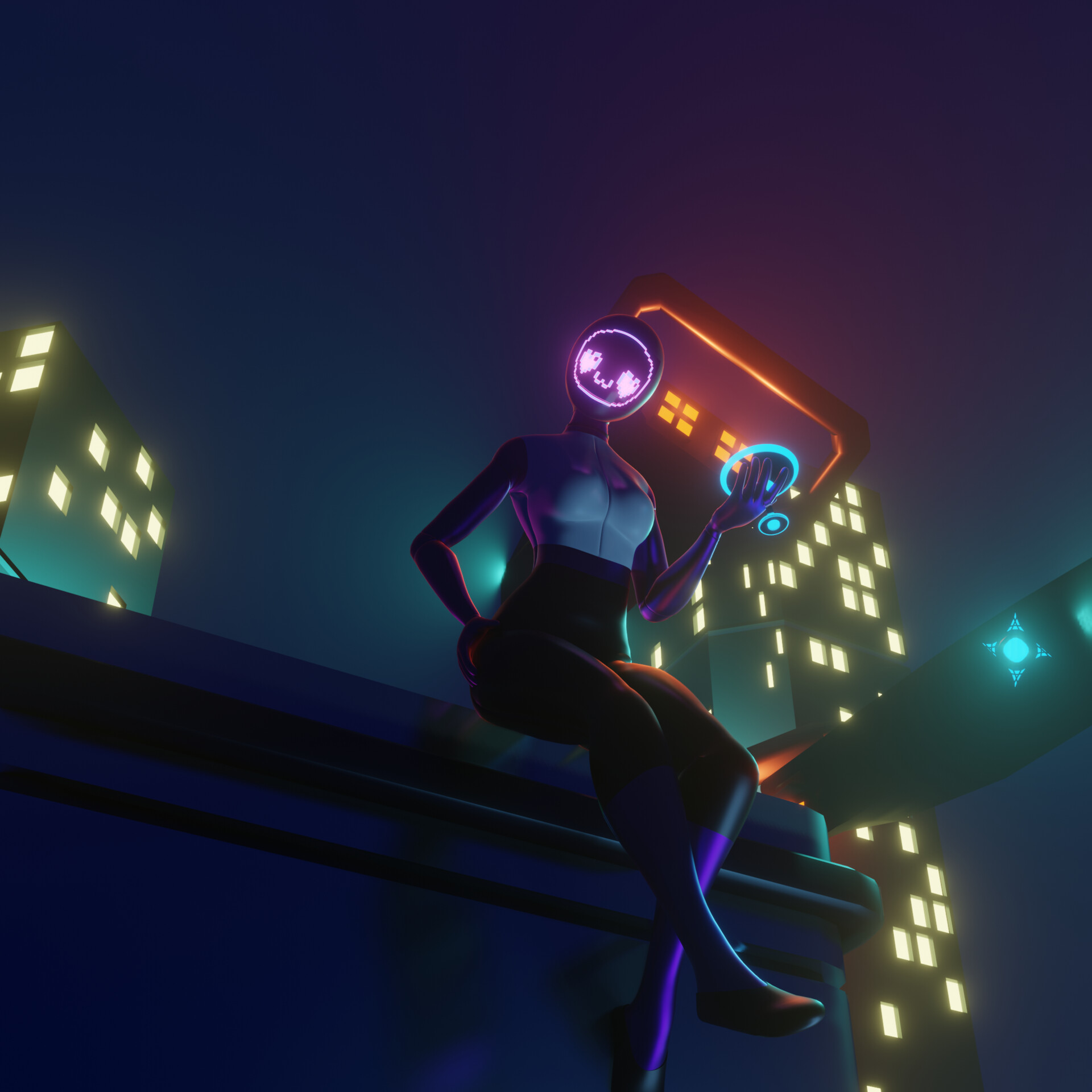 ArtStation - Cyber city