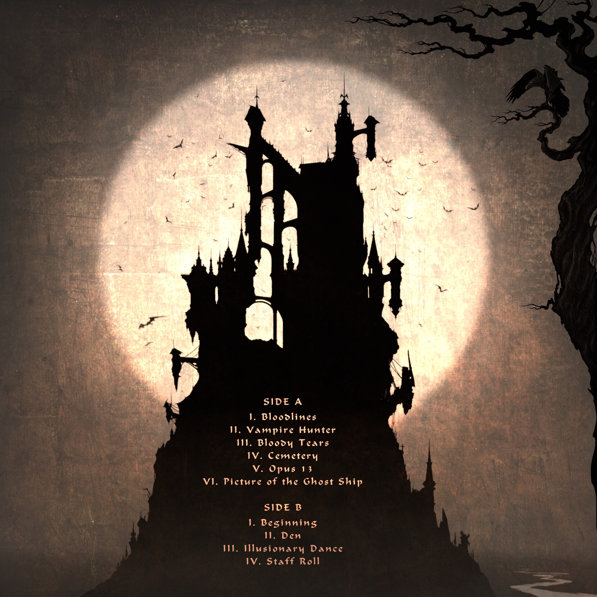 ArtStation - Backside cover for Dracula X [Cover album by Darkman007]