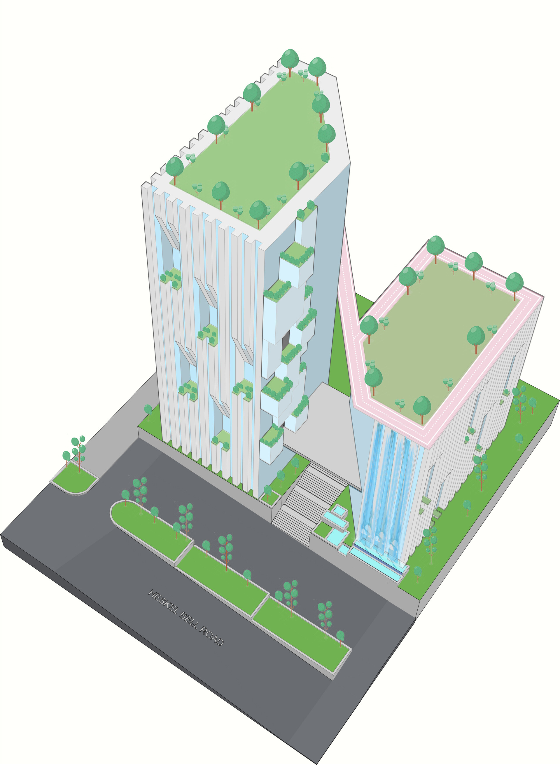 ArtStation - CONCEPT FOR A TWIN TOWER