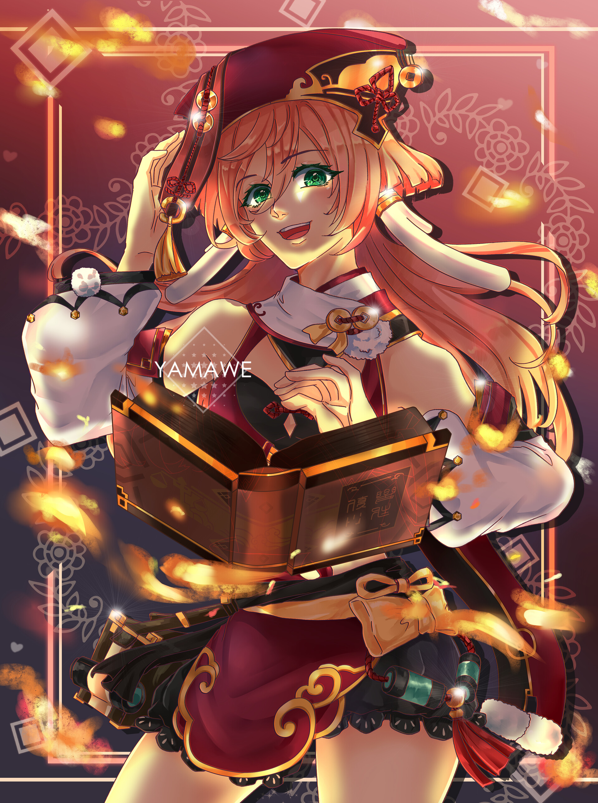 ArtStation - Yanfei _ FA _ Genshin