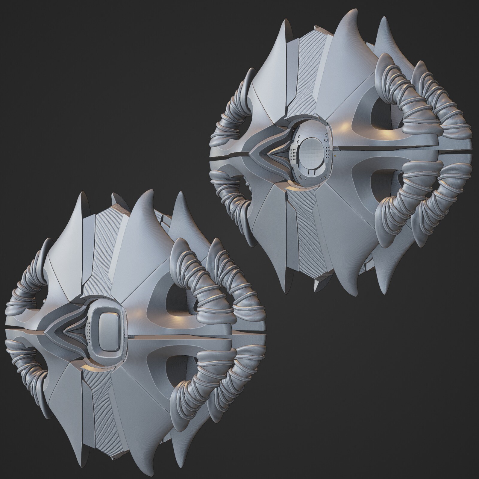 ArtStation - DESTINY 2 STARLIGHT SHELL GHOST EXOTIC SHELL 3D MODEL FOR ...