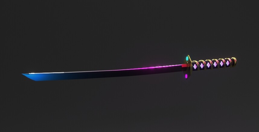ArtStation - magic katana