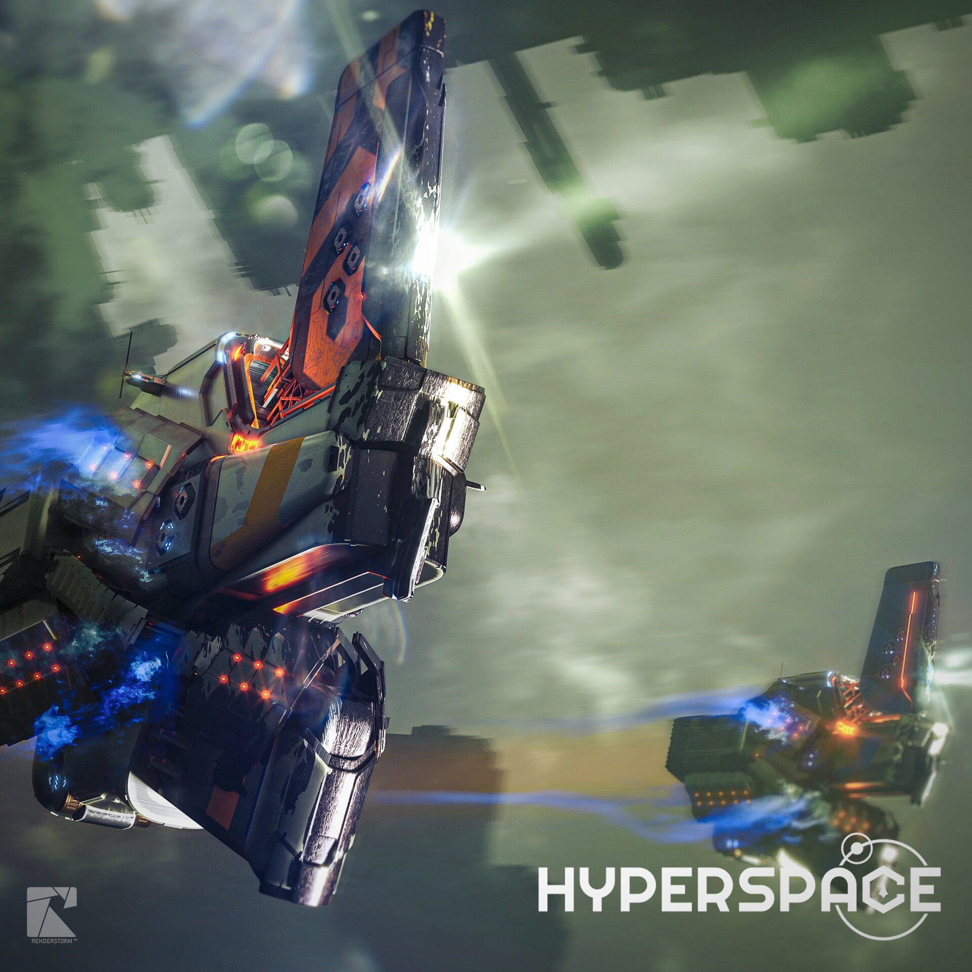 ArtStation - Hyperspace - Spaceships
