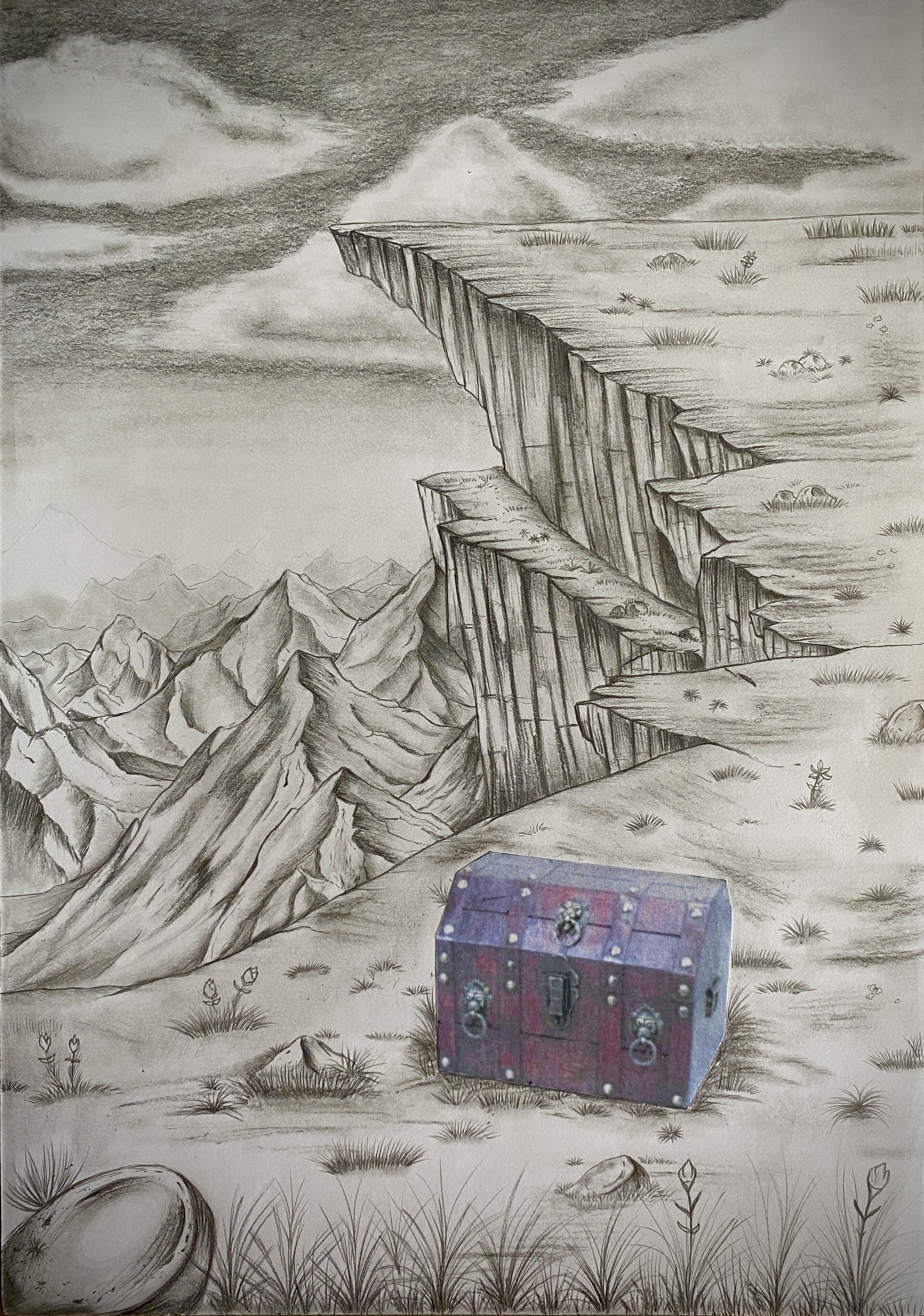 ArtStation - Scenery Graphite Drawing