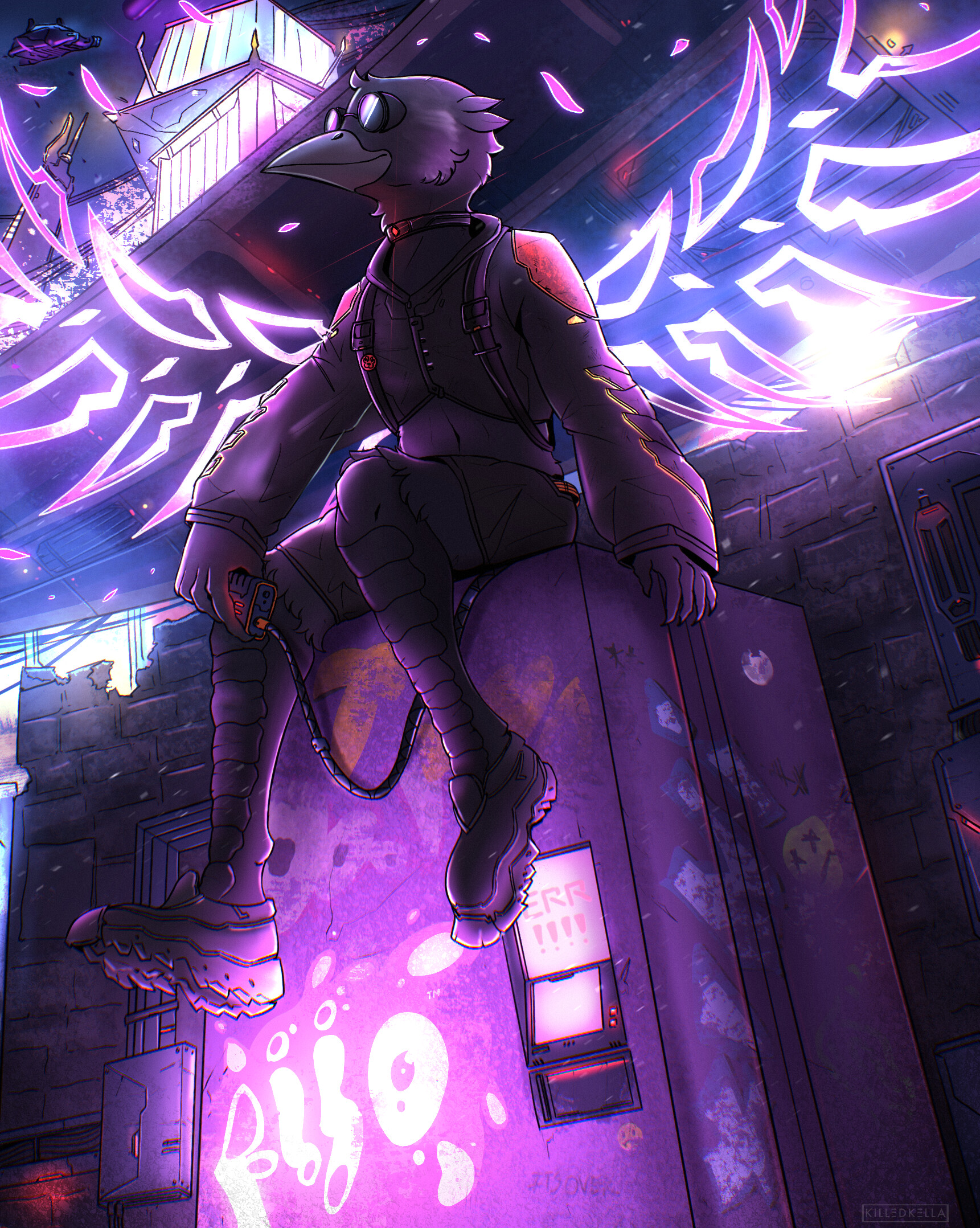 ArtStation - Cyberbird Hacker