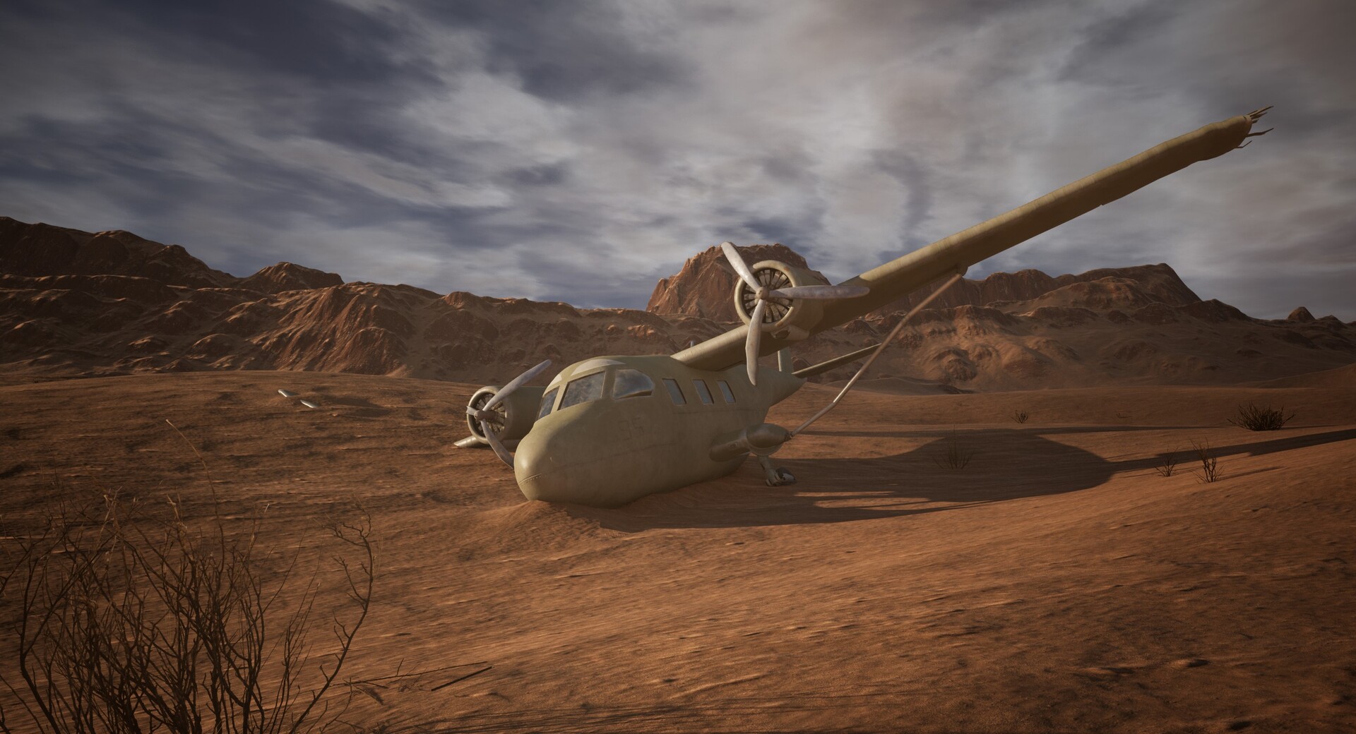 ArtStation - Crash landing